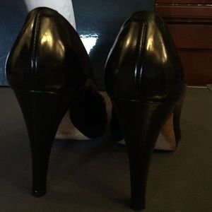 Faconnable | Shoes | Made In Italy Peep Toe Pumps Black | Poshmark